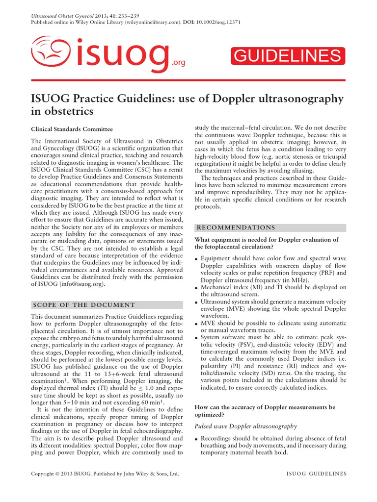 USG in Obstetrics | PDF