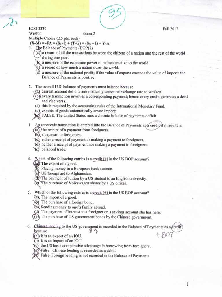 International Economics Exam 2 | PDF