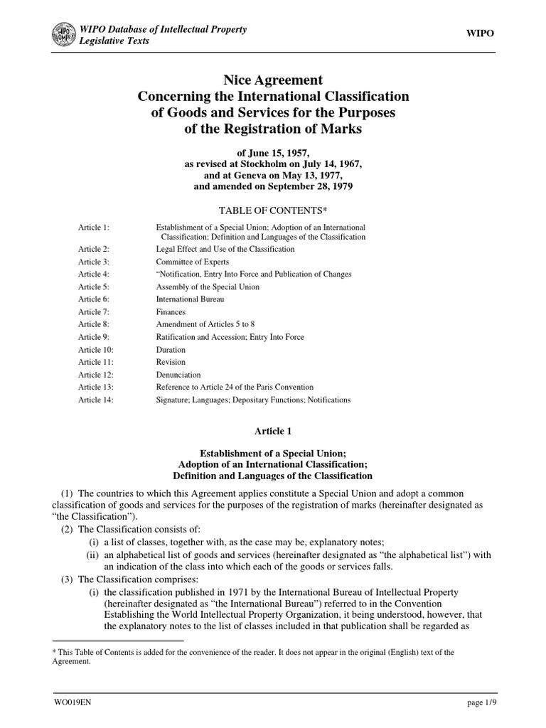 An Overview of the Key Provisions and Governance Structure of the Nice ...