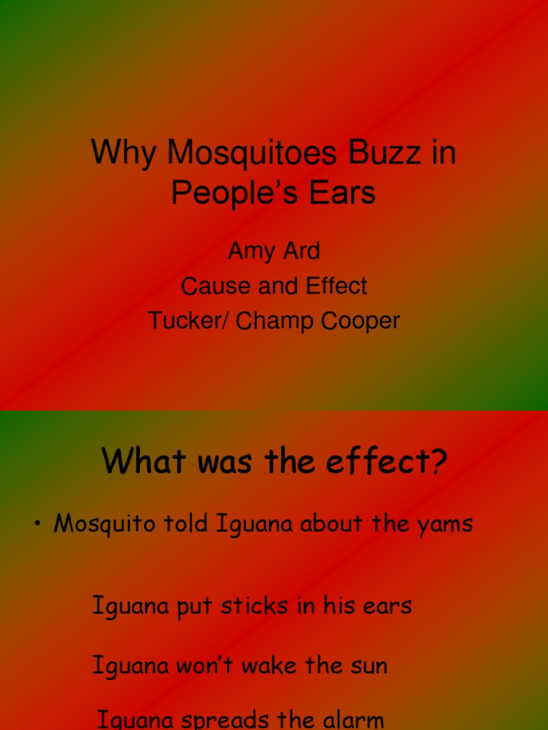 Why Mosquitoes Buzz in People's Ears | PDF