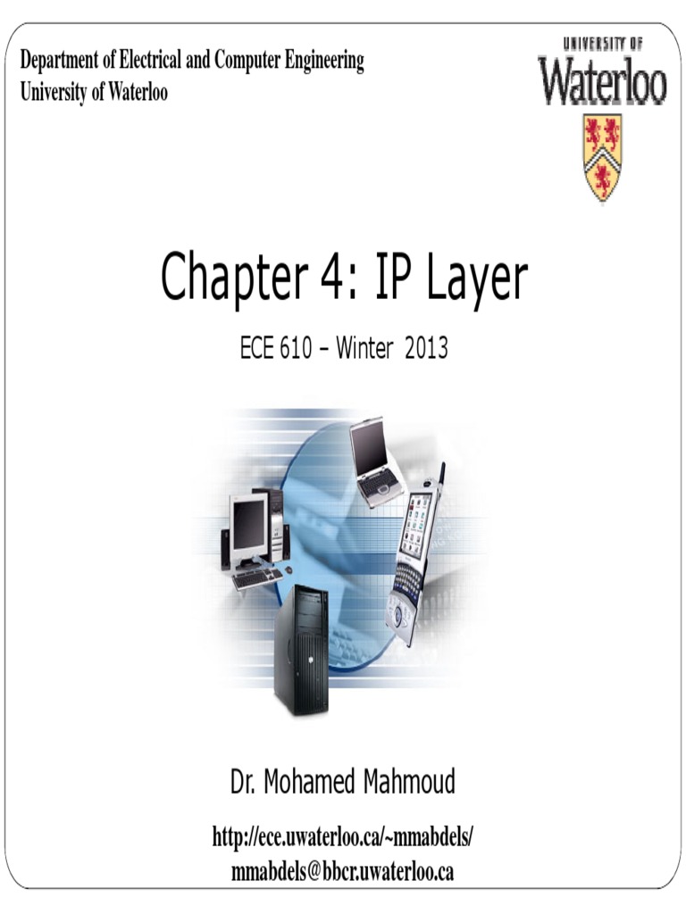 Chapter4 P1 | PDF | Internet Protocol Suite | Computer Network