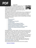 MF9 Formula Sheet - List of Formulas | PDF | Variance | Standard Deviation