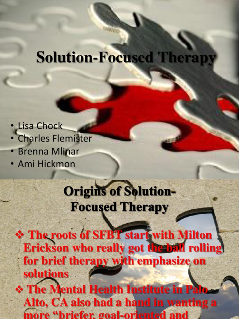 SFBT Solution Focused Behavioral Theory | PDF | Solution Focused Brief ...