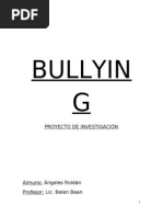 Investigación de Bullying en Secundaria de Culiacán | PDF | Abuso ...