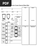 Shadowdark Character Sheet | PDF