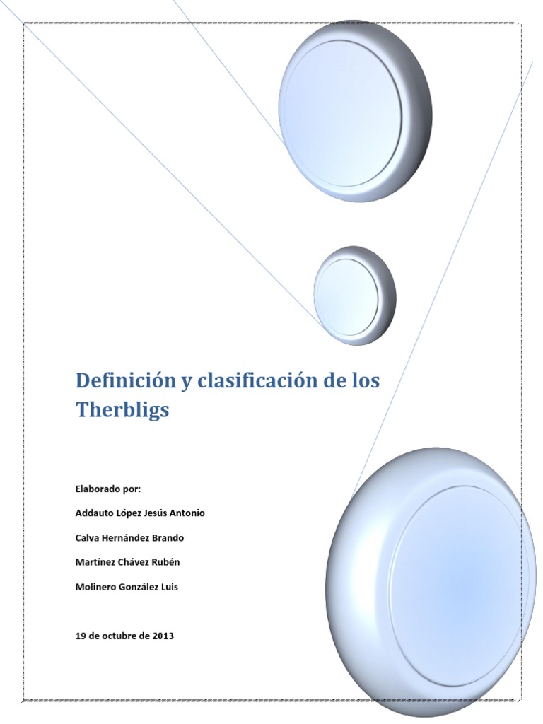 Clasificación de Therbligs: Eficientes e Ineficientes | PDF | Tornillo ...
