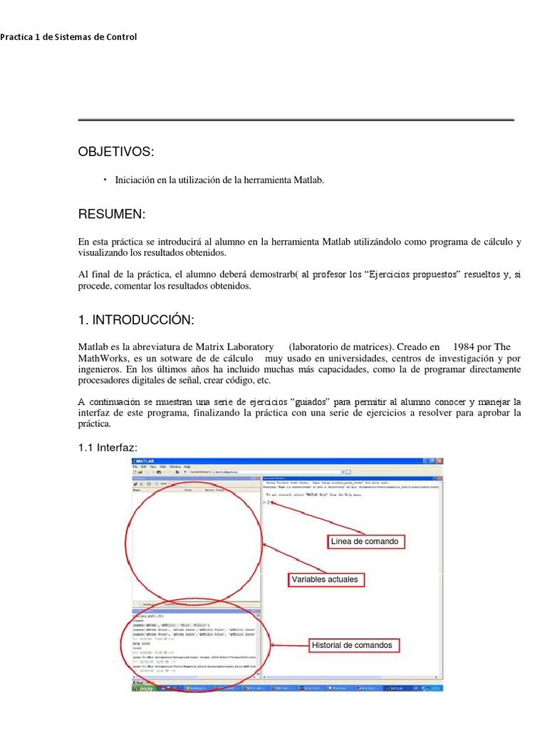 Practica 2 Introducción Al Matlab | PDF | Variable (informática) | Matriz (Matemáticas)
