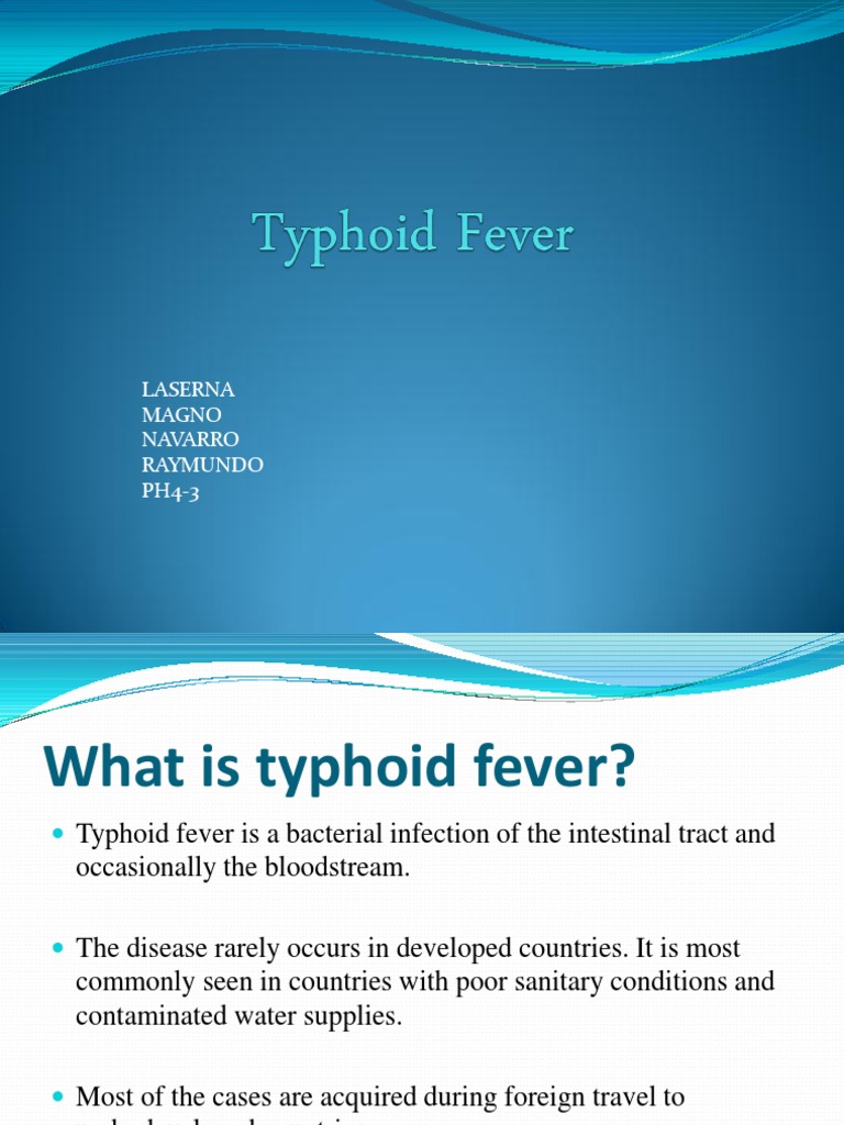 An In-Depth Look at Typhoid Fever: Causes, Symptoms, Treatment ...