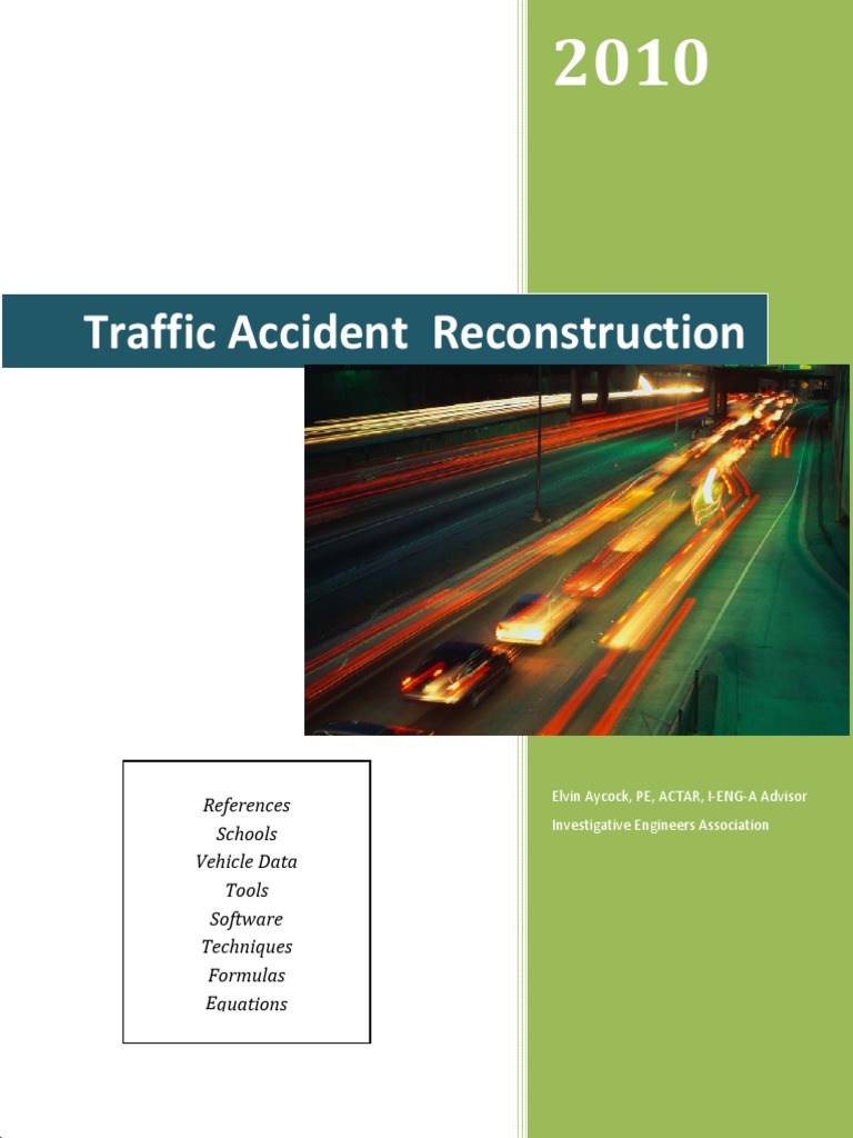 Traffic Accident Reconstruction | PDF | Acceleration | Force