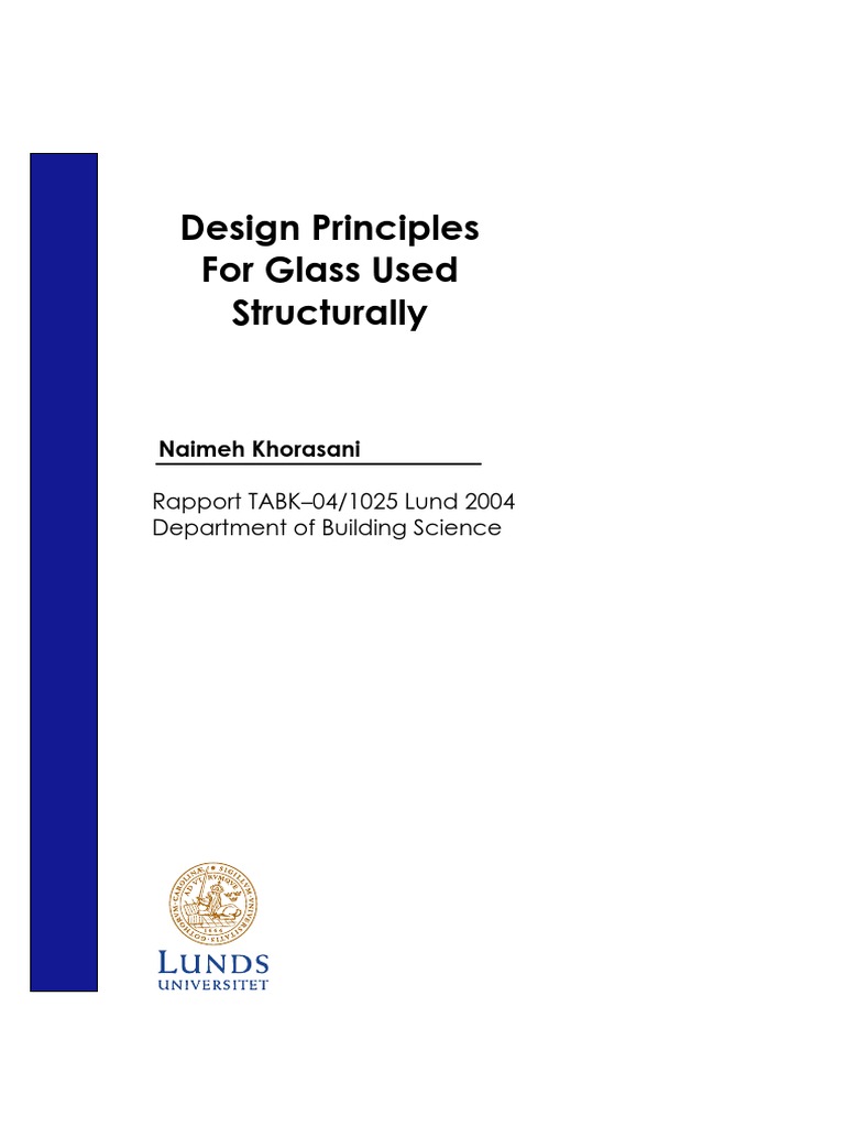 Structural Glass Design | Download Free PDF | Fracture | Strength Of ...