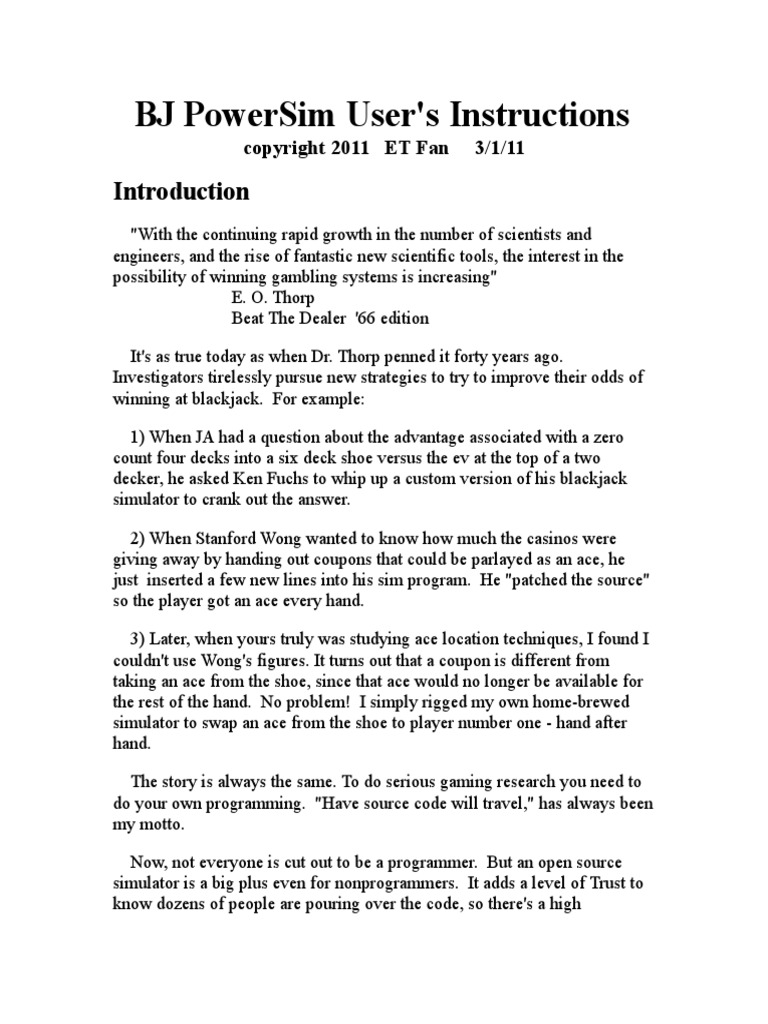 Bj Powersim Instructions Pdf Computer File Programmer