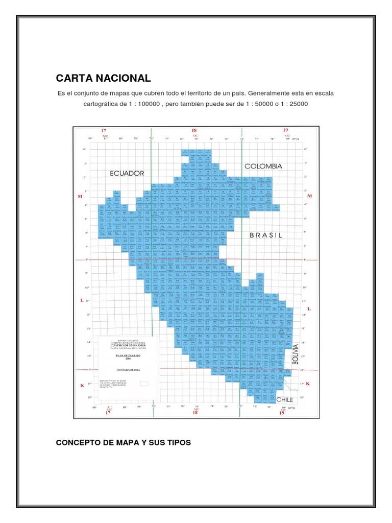 Carta Nacional1 25000 | PDF | Mapa | Topografía