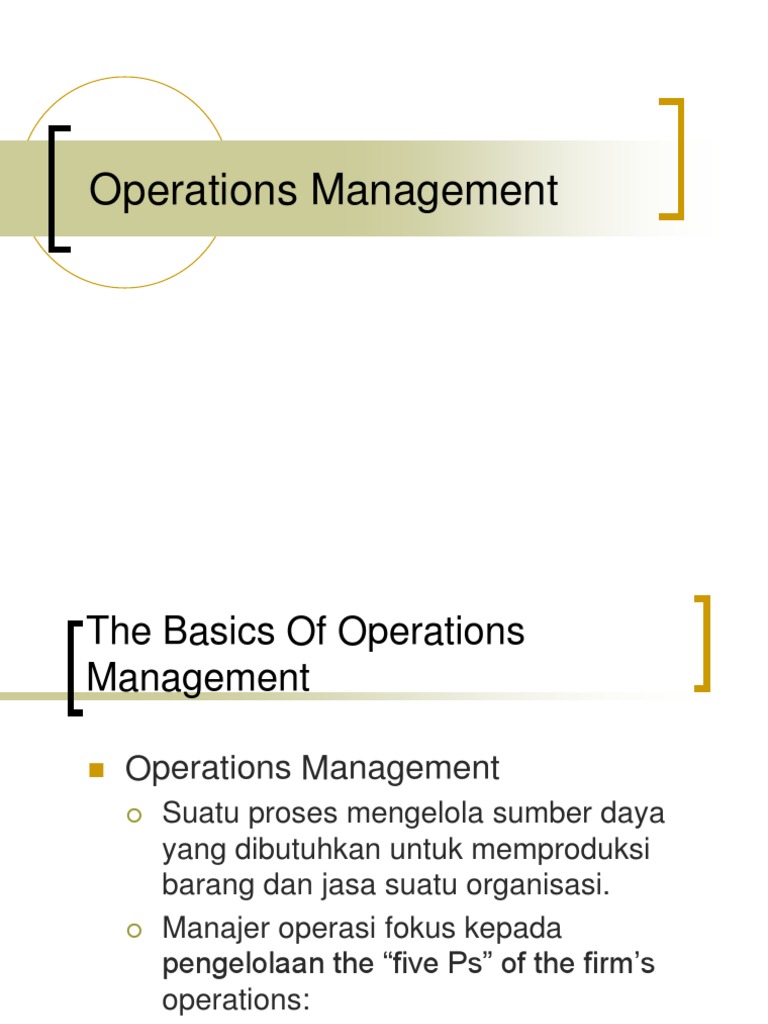 Operations Management | PDF | Operations Management | Inventory