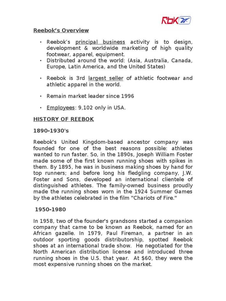 Reebok | PDF | Sneakers | Shoe