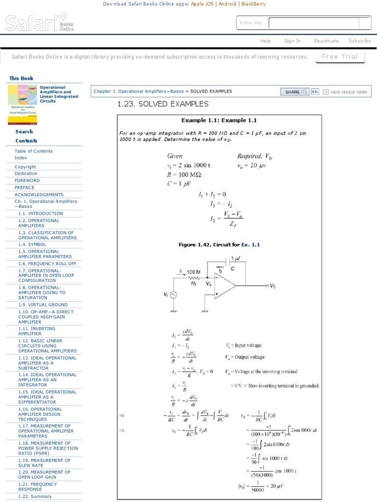 Operational Amplifiers and Linear Integrated Circuits - Operational ...