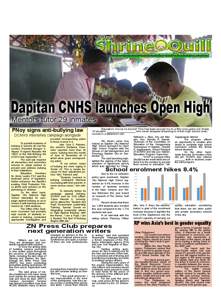 The Shrine Quill | PDF | Philippines | Gender Pay Gap