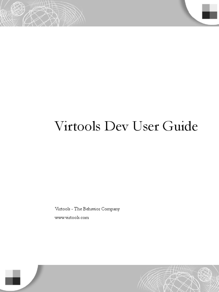 Virtools User Guide | PDF | Icon (Computing) | Areas Of Computer Science