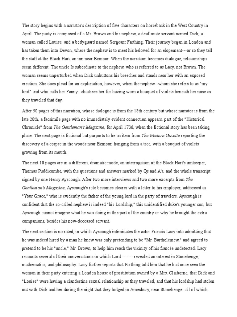 A Maggot by John Fowles Study Guide | PDF | Religion And Belief
