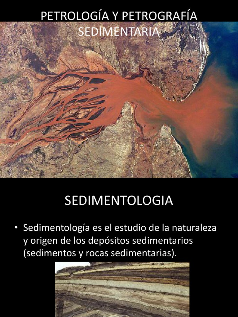 PETROLOGÍA Y PETROGRAFÍA SEDIMENTARIA