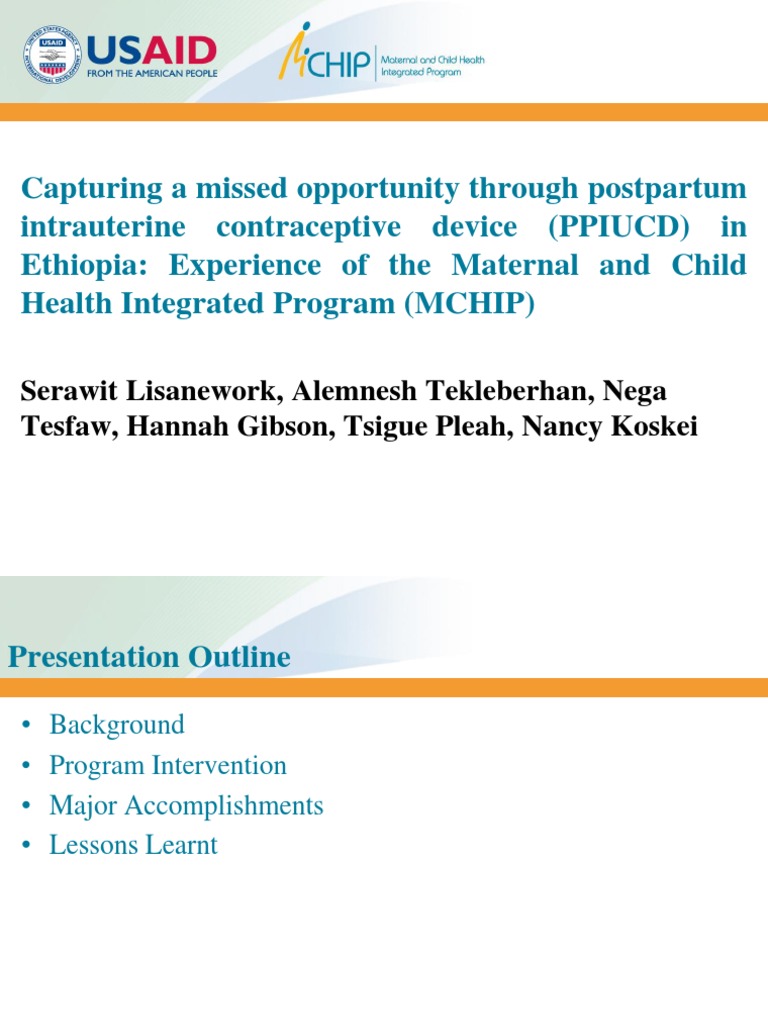 Capturing A Missed Opportunity Through Postpartum Intrauterine ...