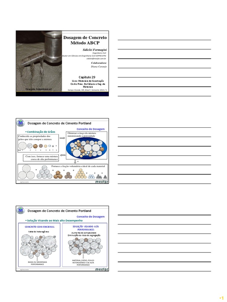 Dosagem de Concreto pelo Método ABCP | PDF | Concreto | Cimento