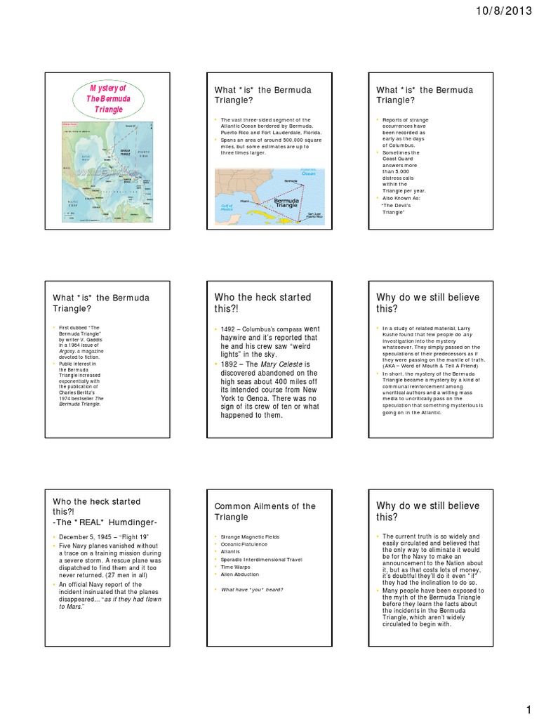 Debunking the Myth of the Bermuda Triangle: A Comprehensive Analysis of ...