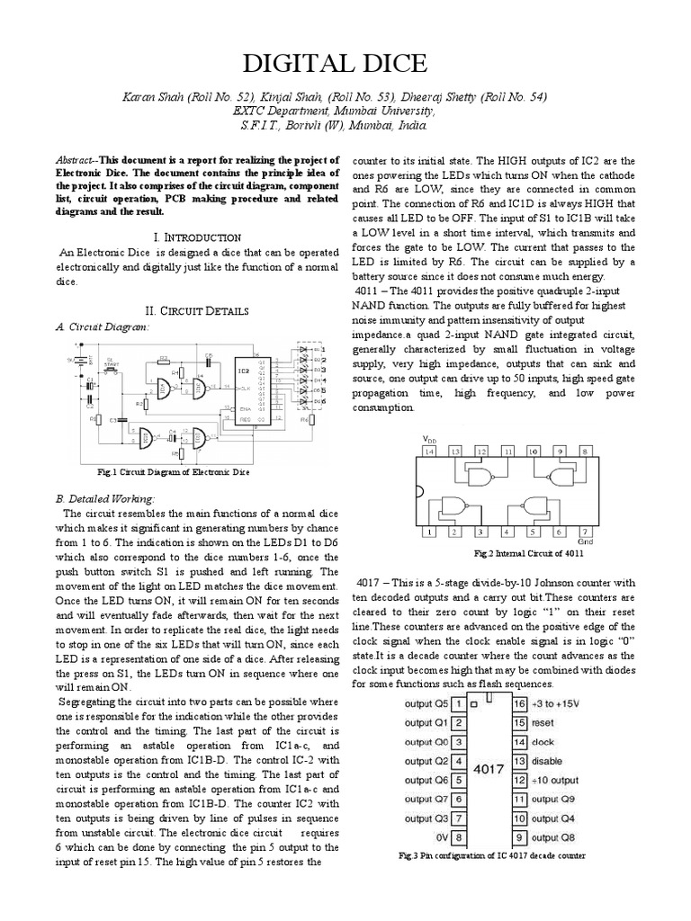 Digital Dice Is Final DFFFFFFFFFF | PDF | Electronics | Electronic Design
