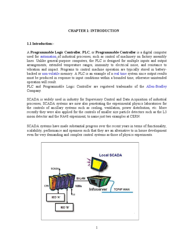 PLC and Scada Training | PDF | Programmable Logic Controller | Systems Theory