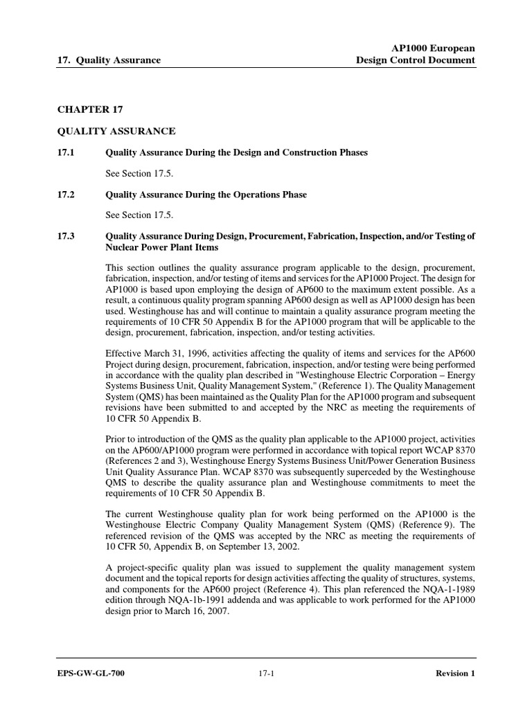 Ensuring Reliability Through Design: An Overview of the AP1000 Design Reliability Assurance ...