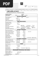 Pump Sizing Calculation Spreadsheet | PDF | Reynolds Number | Pump