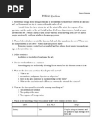 TOK and EE Points Matrix Overview | PDF | Educational Assessment And ...