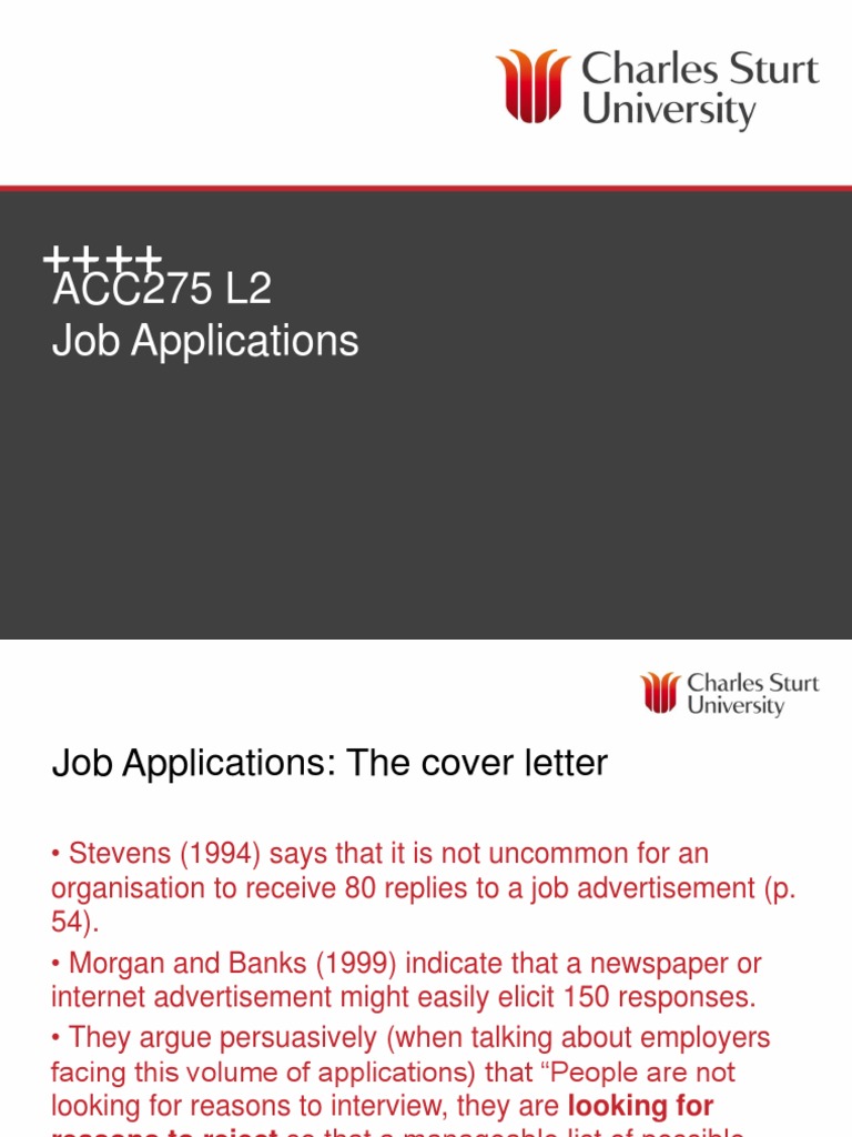 Job Application Presentation | PDF | Résumé | Labour