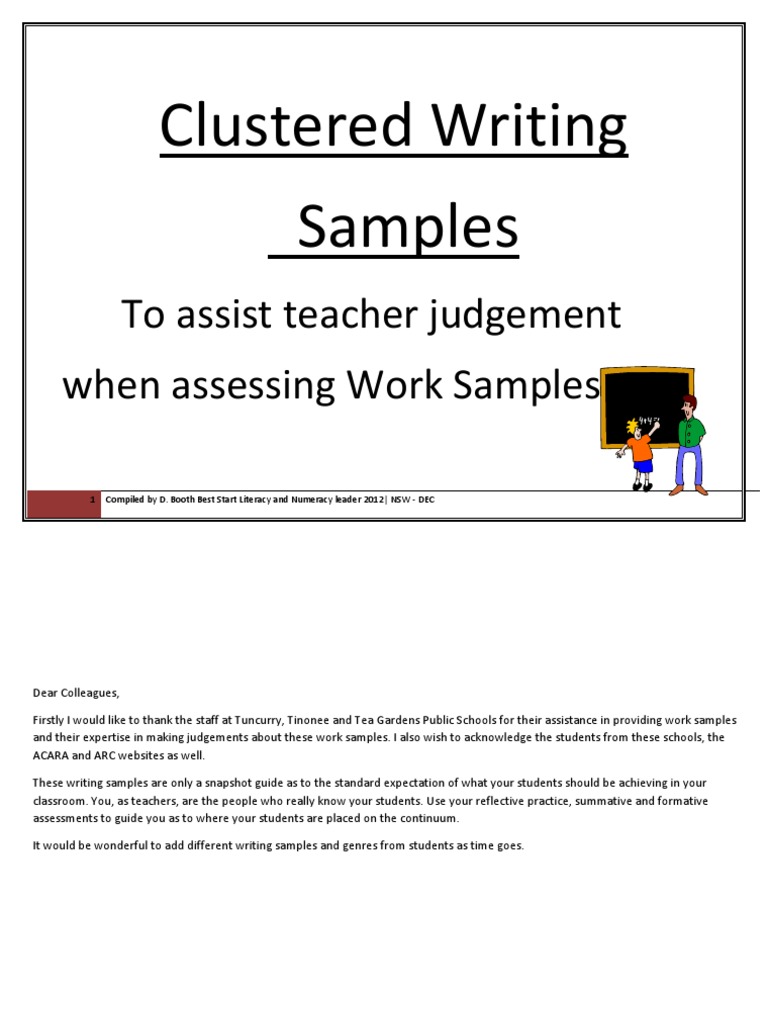 Cluster Writing Document Version 2 | PDF | Sentence (Linguistics ...