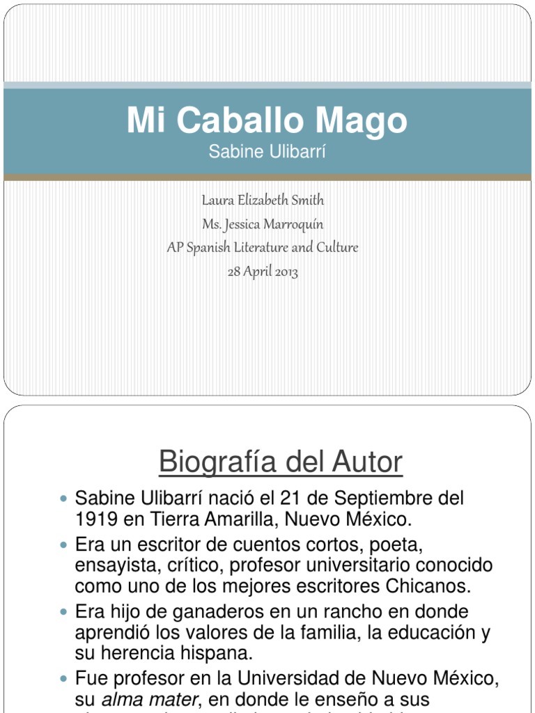 Mi Caballo Mago | PDF