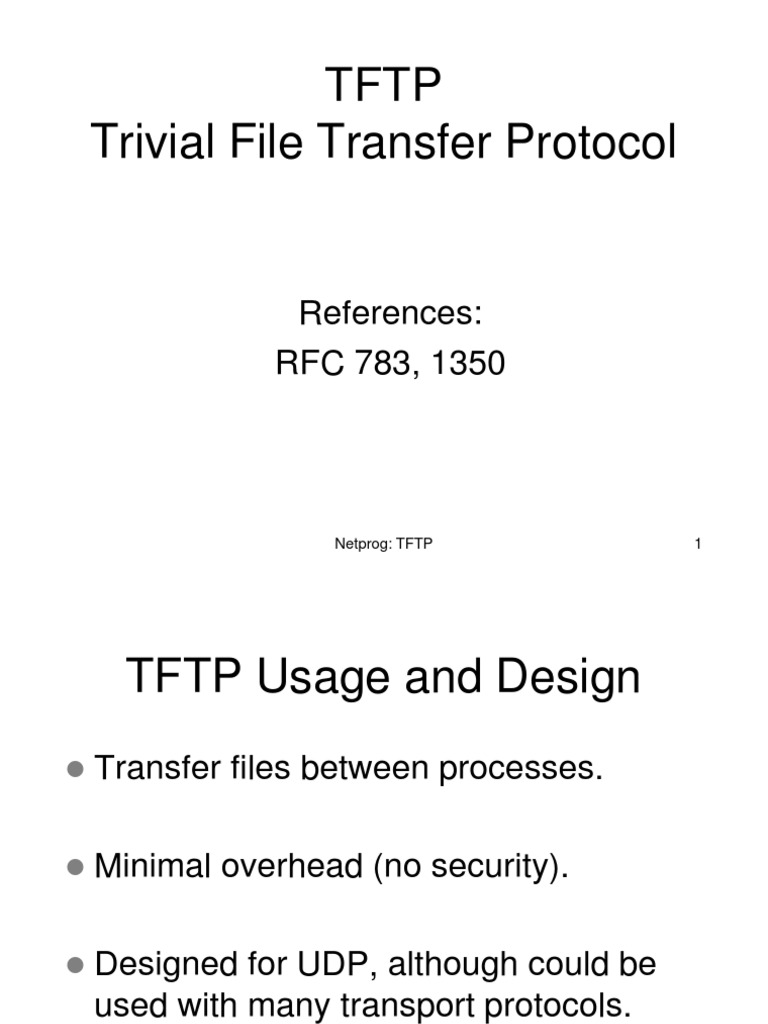 tftp protocol | Transmission Control Protocol | Network Protocols