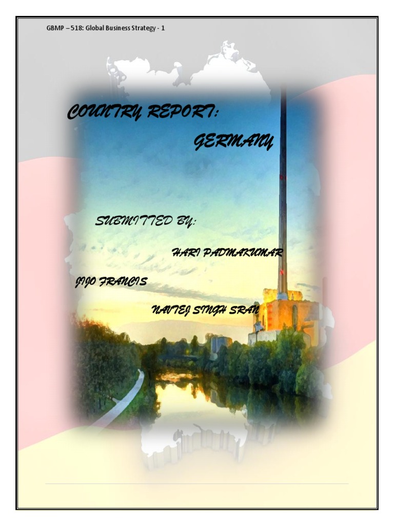 Country Report: Germany: Submitted by | PDF | Germany | World Politics