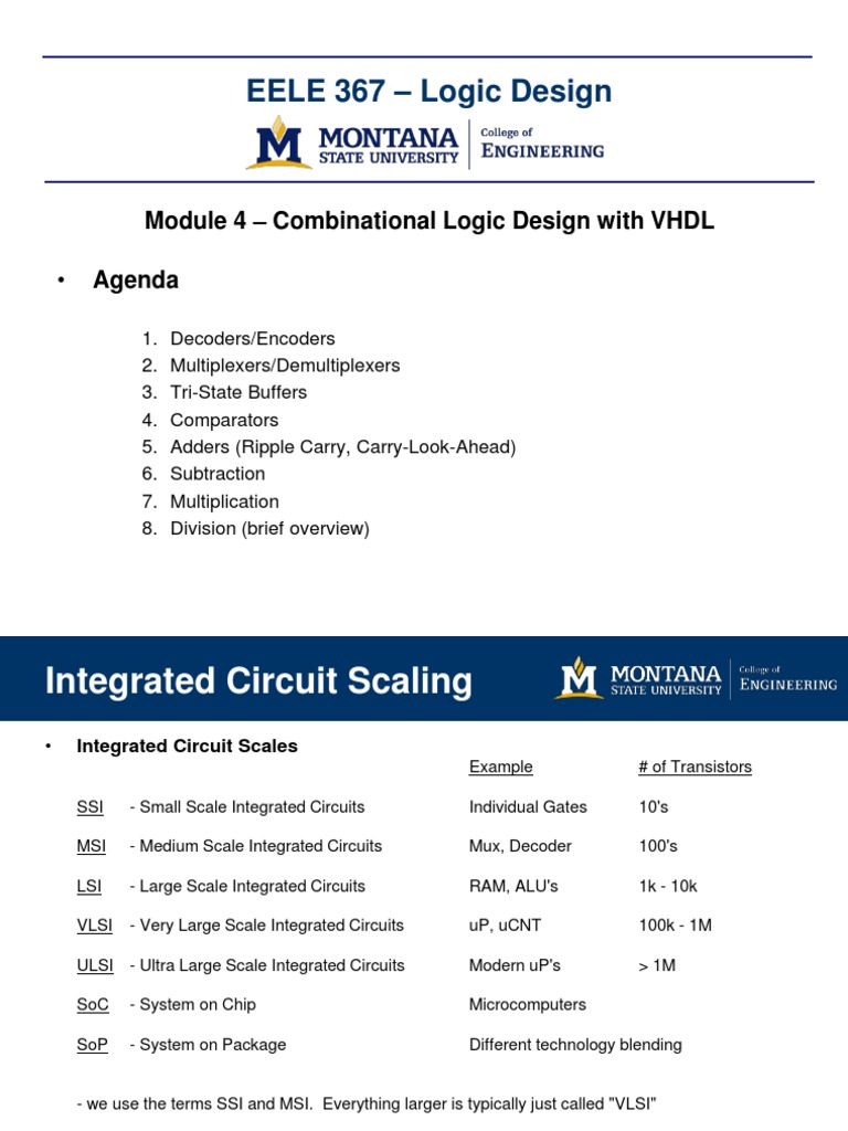 m04 Combinational Logic | PDF | Integrated Circuit | Multiplication