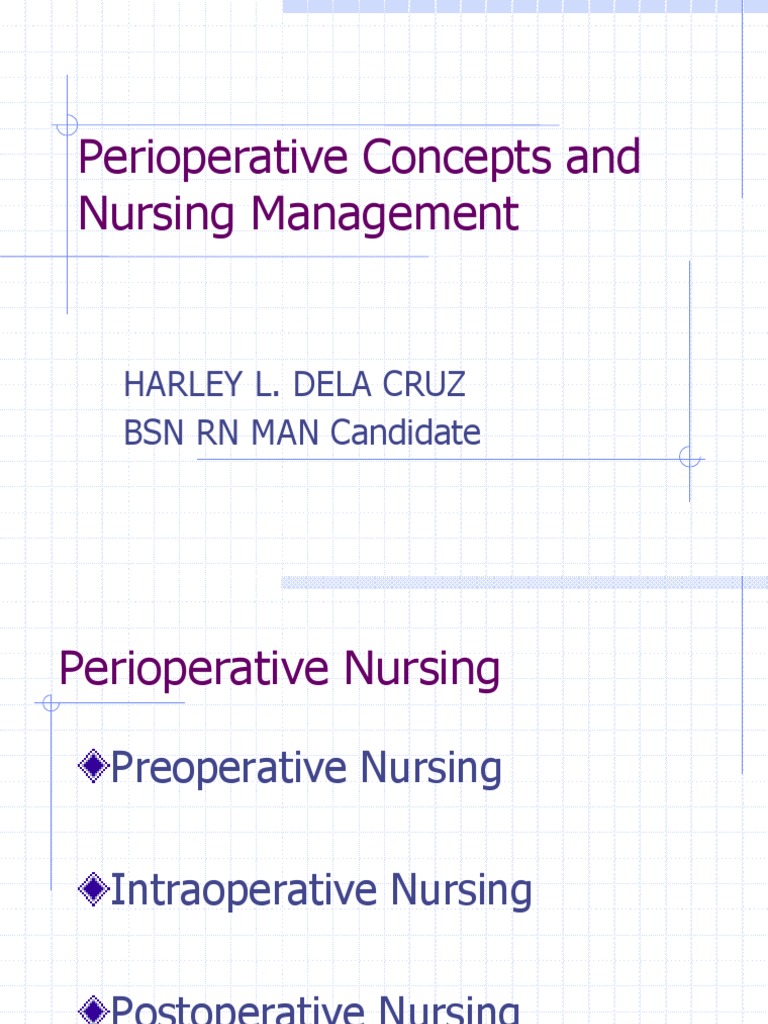 Perioperative Concepts and Nursing Management | PDF | Perioperative ...