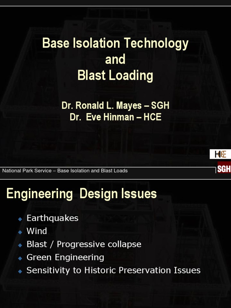 Base Isolation and Blast Loading | PDF