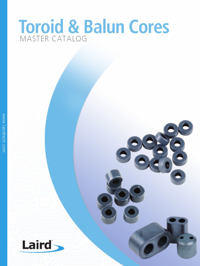Toroid & Balun Cores: Master Catalog | PDF | Electrical Impedance ...