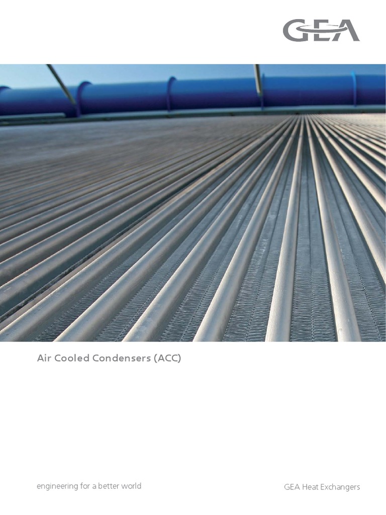 Brochure Air Cooled Condenser | PDF | Heat Exchanger | Air Conditioning