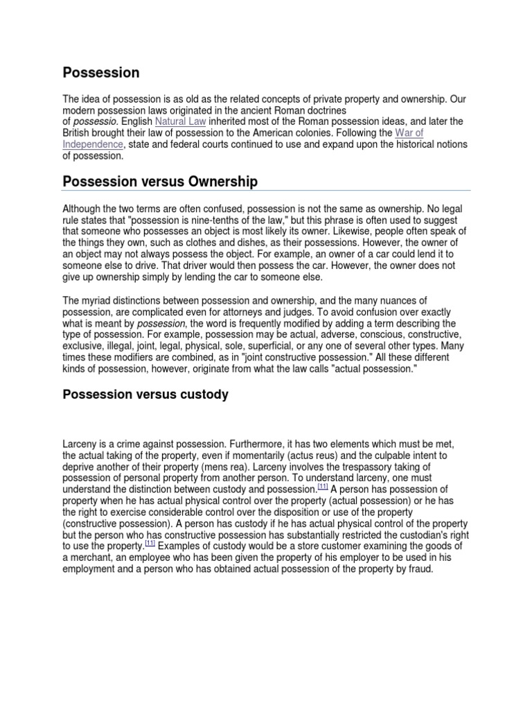 A Comprehensive Examination of the Legal Distinctions Between ...