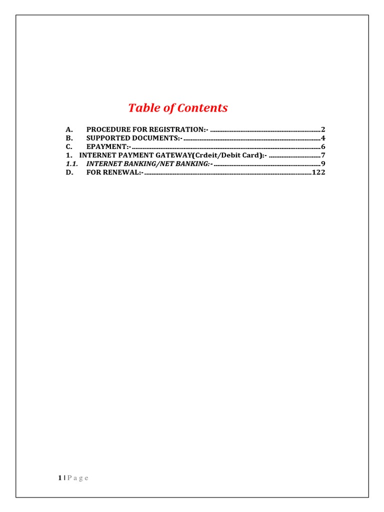 Registration Process Manual in NBCC | PDF | Payments | Financial ...