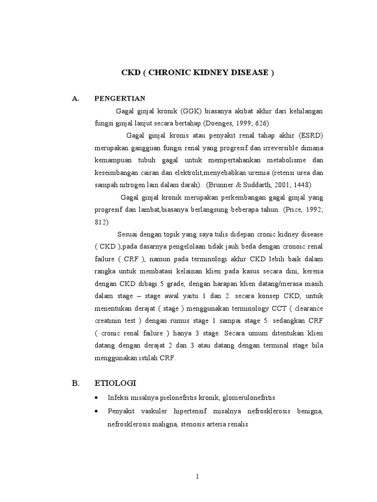 Askep CKD | PDF
