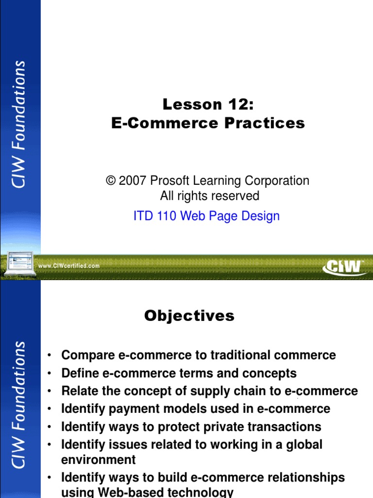 12 Ecommerce | PDF