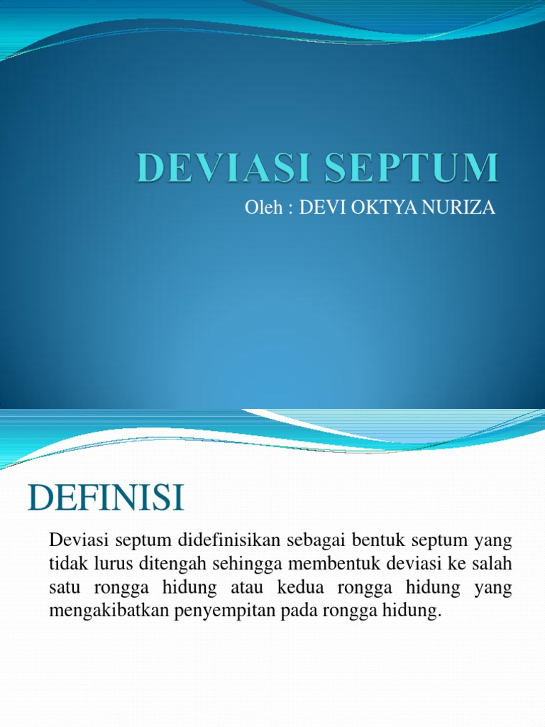 Deviasi Septum | PDF