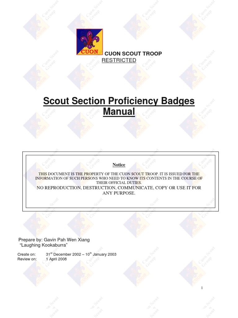 Scout Proficiency Badge Training Scheme | PDF | Electronic Circuits ...