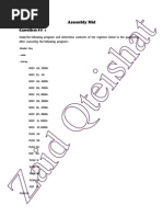 MicroProcessor Assignment2 | PDF | Computer Programming | Digital Electronics