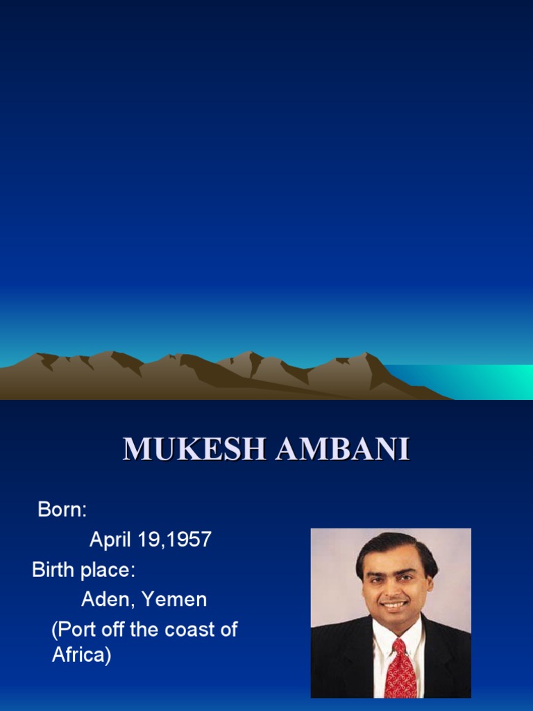 Mukesh Ambani | PDF | Economy Of India | Economies