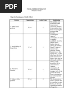 Scale For Ranking Family Health Problems According To Priorities | PDF